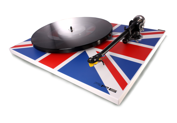 Rega-spillere med Union Jack
