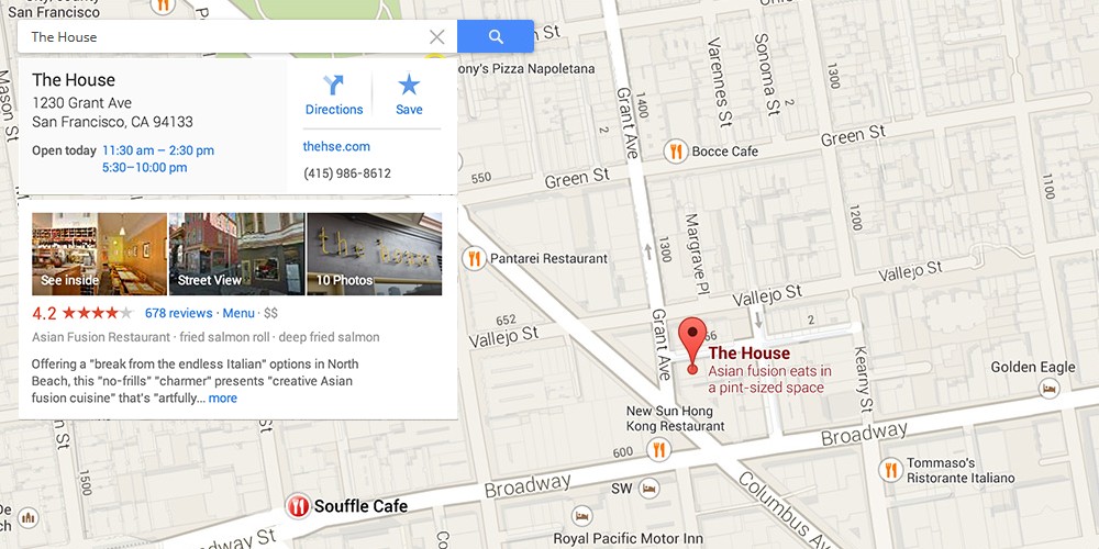 Dynamiske kort fra Google